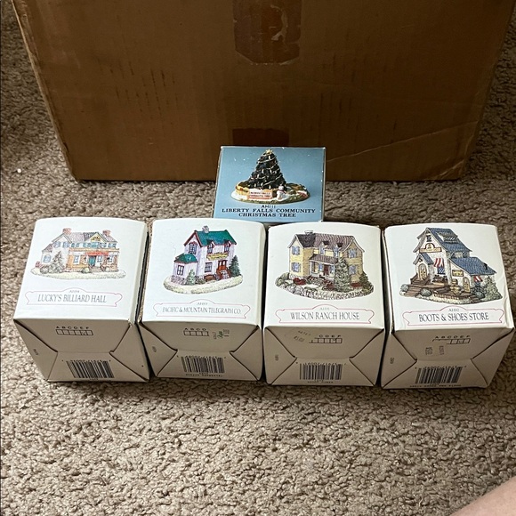 Liberty Falls Collection | Holiday | Nwt Vintage Liberty Falls Village ...